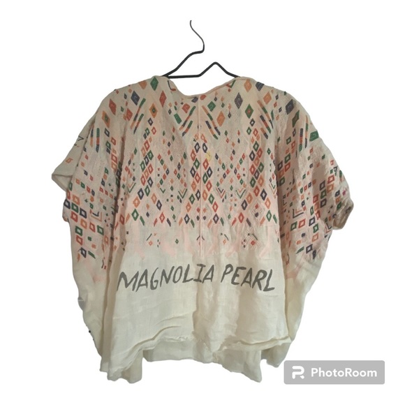Magnolia Pearl | Jackets & Coats | Magnolia Pearl Embroidered Linen ...